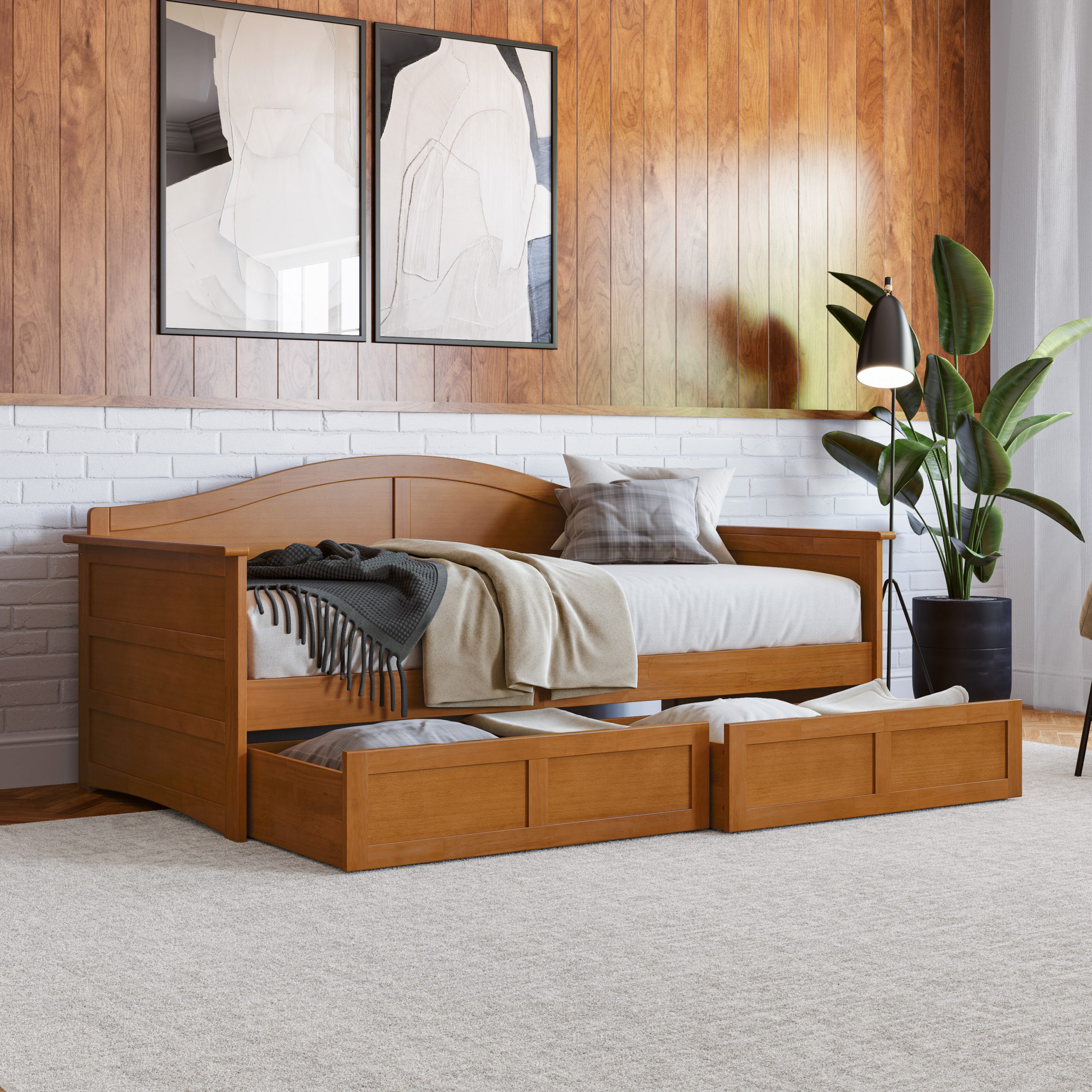 Eleni twin daybed with storage drawers store
