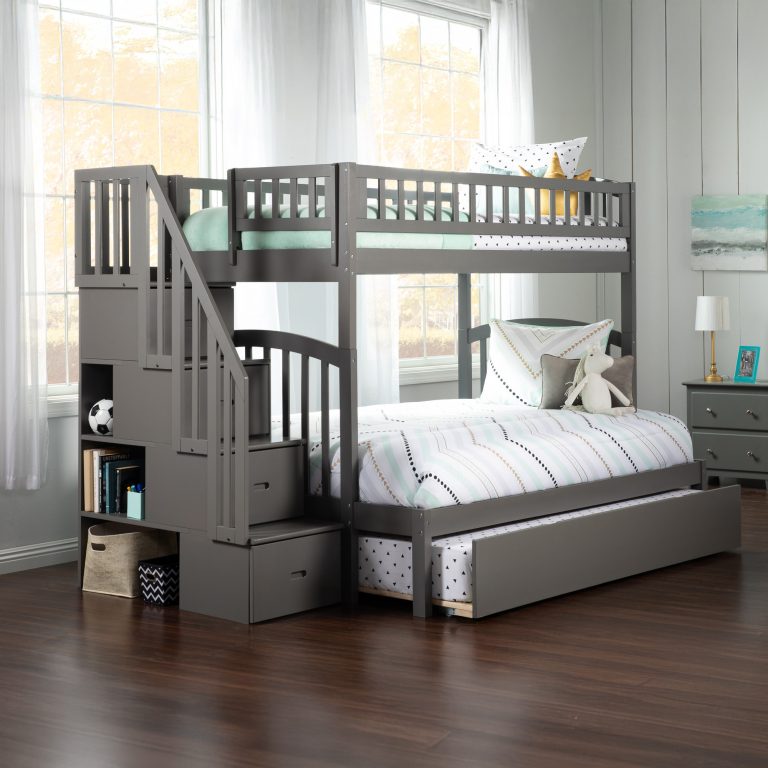 Westbrook Staircase Bunk Bed with Trundle – AFI Furnishings